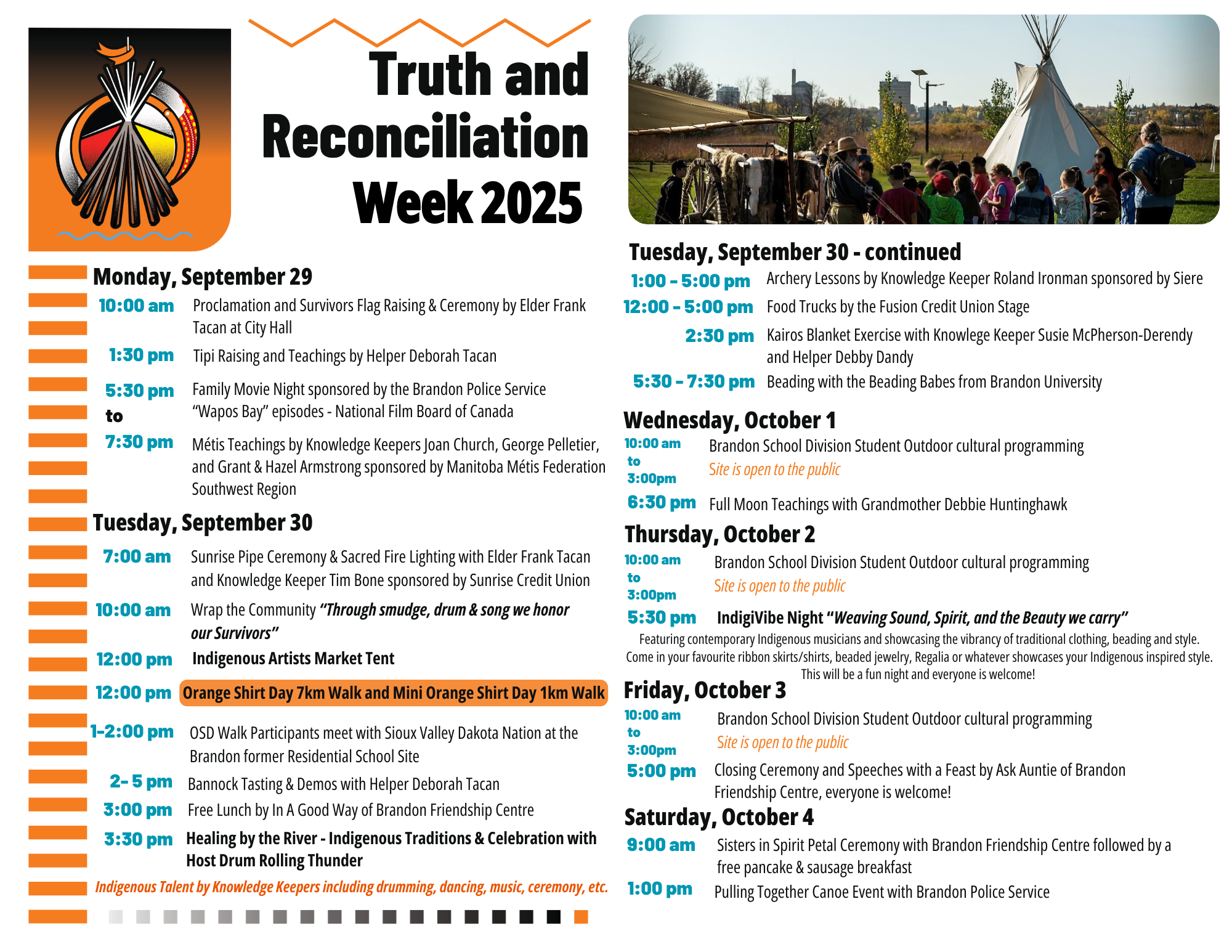 Truth and Reconciliation Week 2025 | City of Brandon