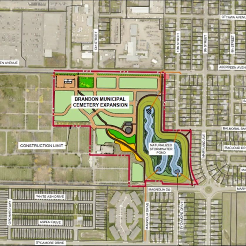 Construction Has Begun on Cemetery Pond Project | City of Brandon